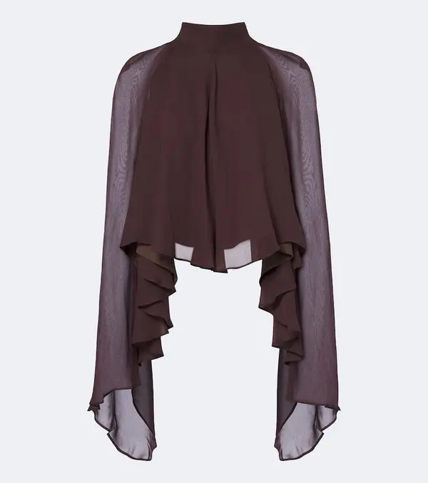 DE LA VALI Mia Chiffon Top