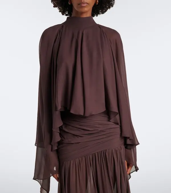 DE LA VALI Mia Chiffon Top