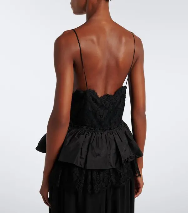 Chloé Peplum Lace Camisole