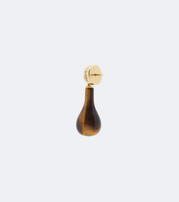 TOTEME Tiger's Eye Swarovski®-embellished Drop Earrings
