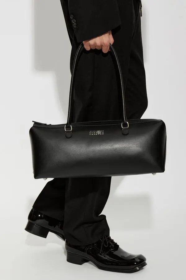 MAISON MARGIELA Leather Bag With Logo
