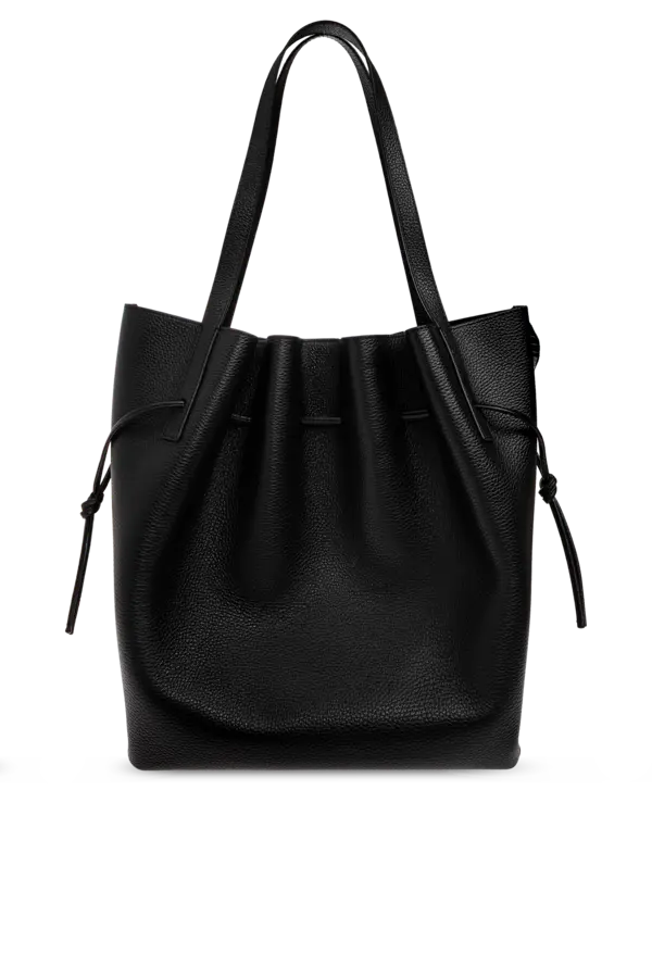 Yuzefi Leather ‘scallop’ Bag - Black