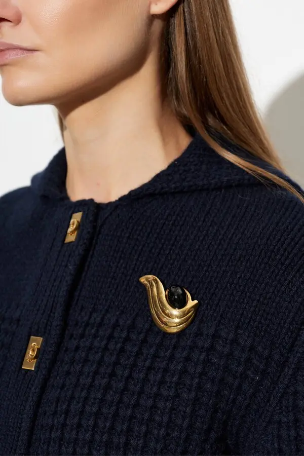 FERRAGAMO Brass Brooch