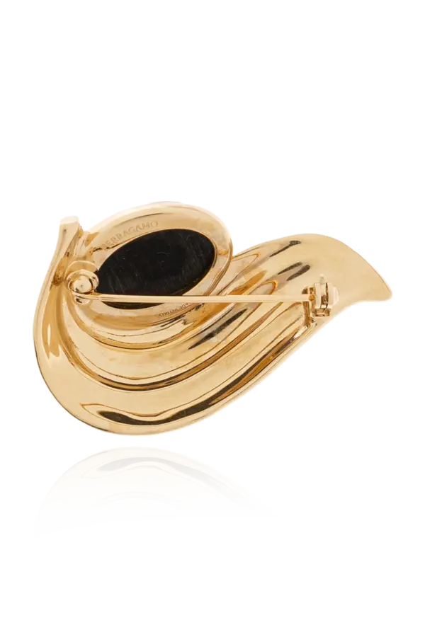 FERRAGAMO Brass Brooch