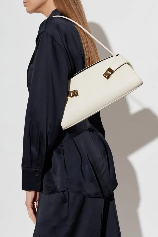FERRAGAMO Leather Bag "hug