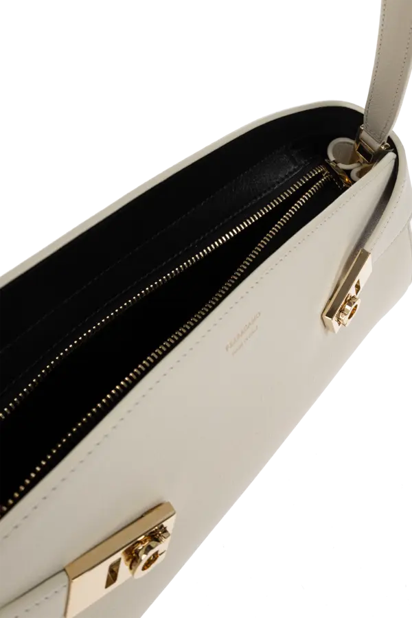 FERRAGAMO Leather Bag "hug