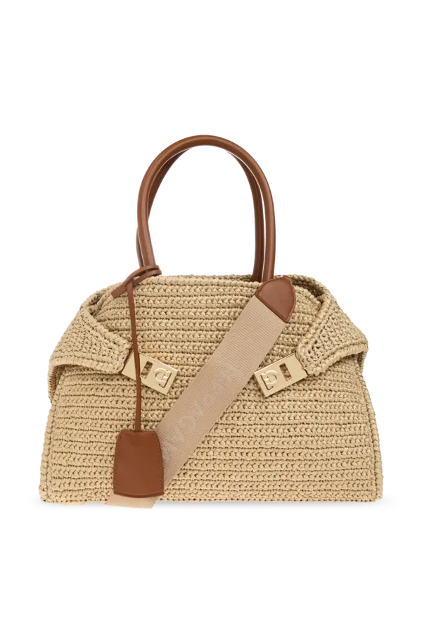 FERRAGAMO Hug" Bag - Beige