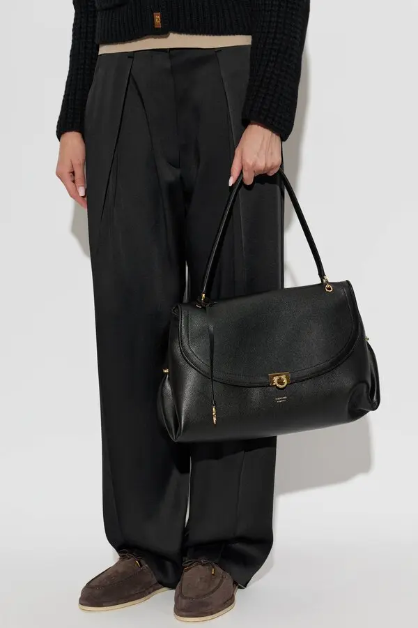 FERRAGAMO Leather Bag "sofia 2026 Large