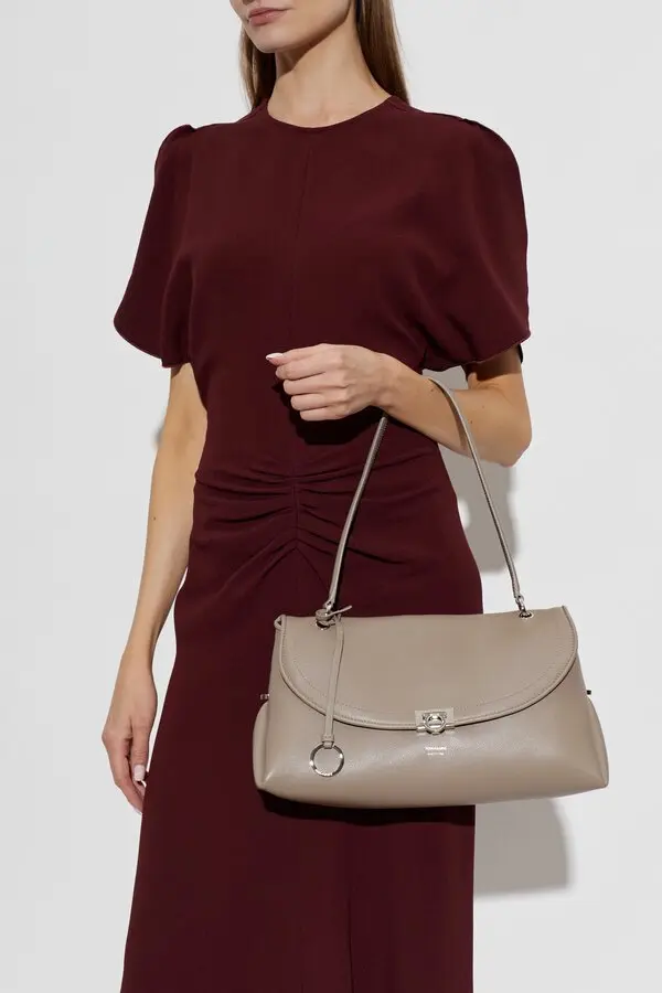 FERRAGAMO Leather Bag "sofia 2026 Medium