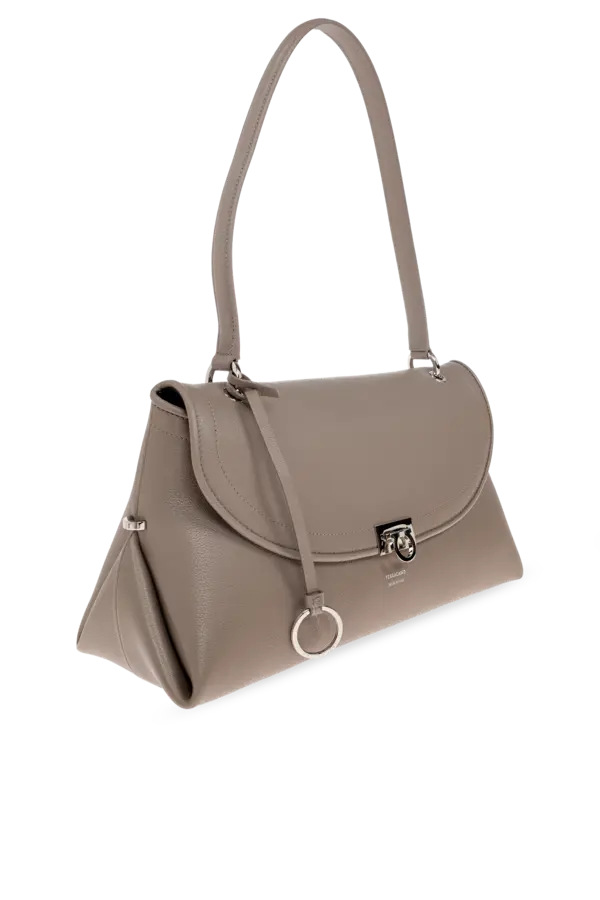 FERRAGAMO Leather Bag "sofia 2026 Medium