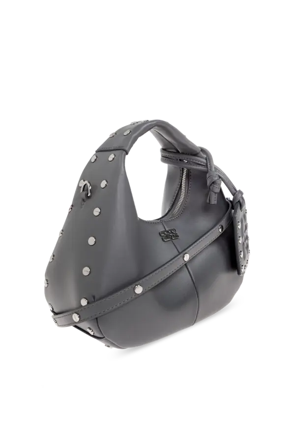 GANNI Eco Leather Bag Finished With Studs