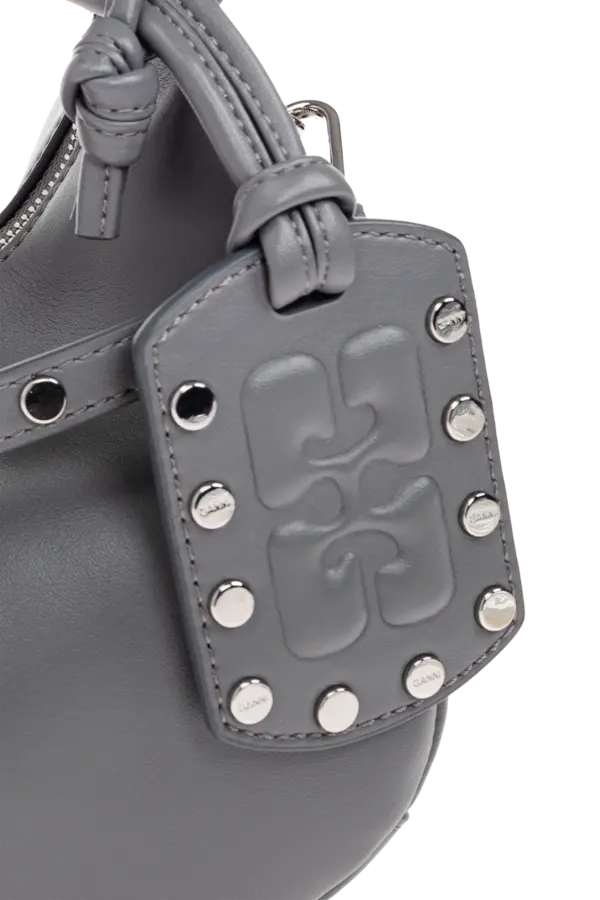 GANNI Eco Leather Bag Finished With Studs