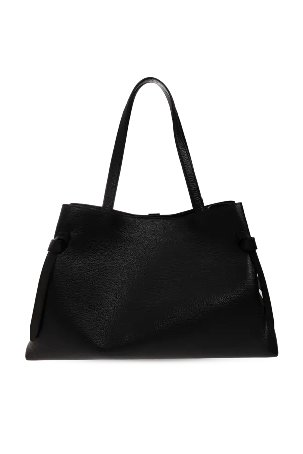 Yuzefi Leather ‘gyoza’ Bag - Black