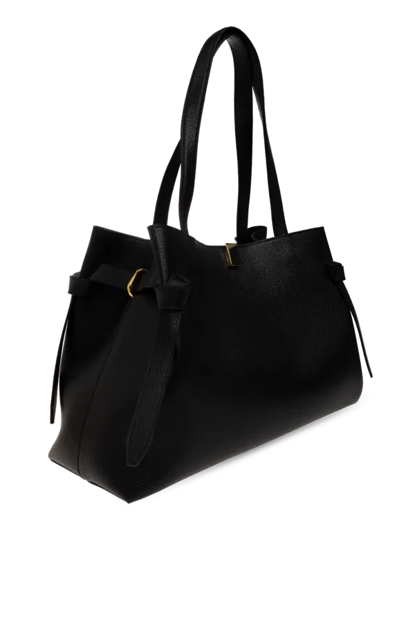 Yuzefi Leather ‘gyoza’ Bag - Black