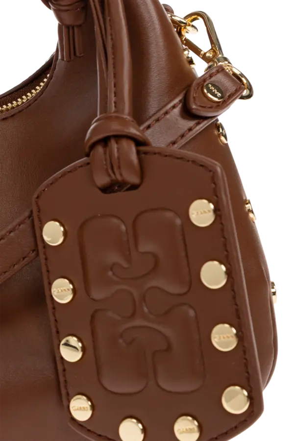 GANNI Eco Leather Bag Finished With Studs