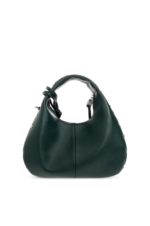 GANNI Eco Leather Bag Finished With Studs
