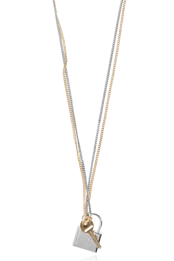 MAISON MARGIELA Double Necklace - Silver