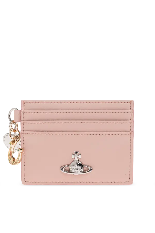 VIVIENNE WESTWOOD Card Holder With Logo - Pink