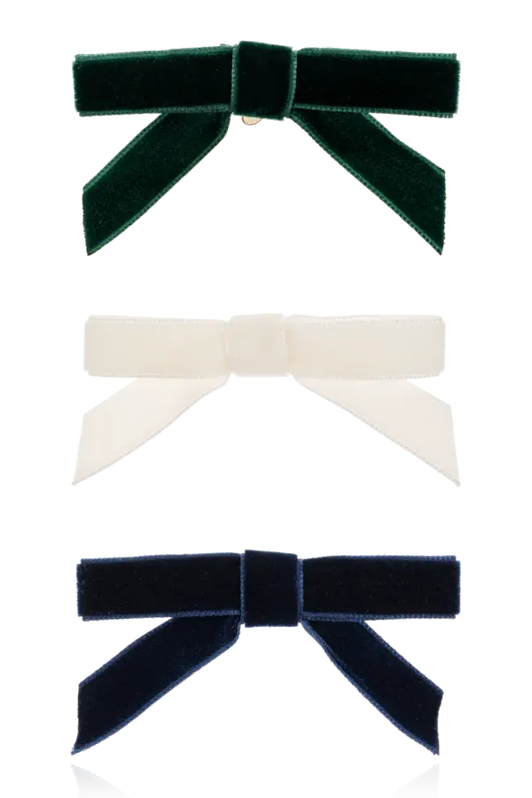 FORTE_FORTE Set Of Three Velvet Pins