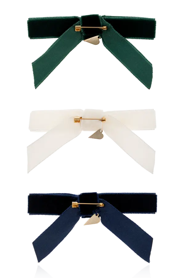 FORTE_FORTE Set Of Three Velvet Pins