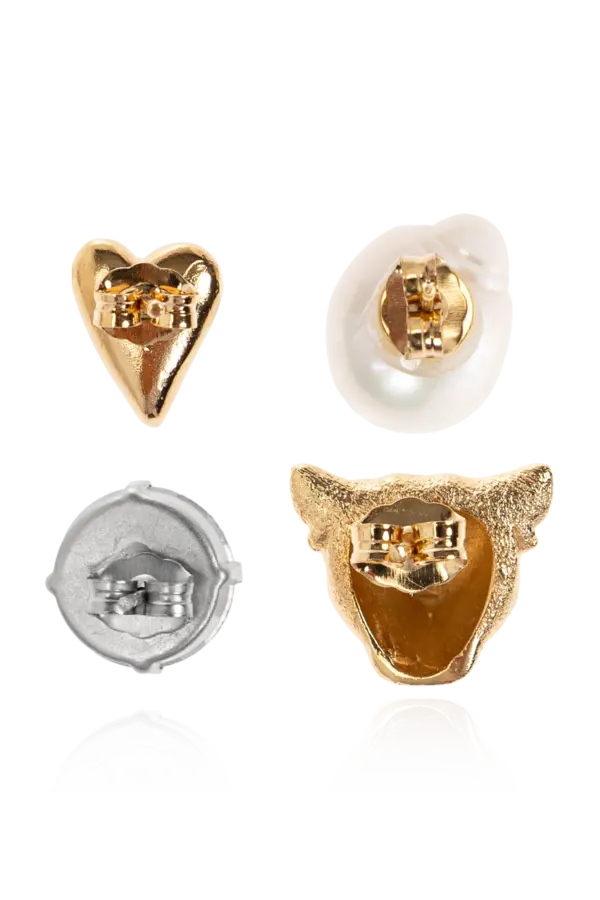 FORTE_FORTE Set Of Four Asymmetric Earrings