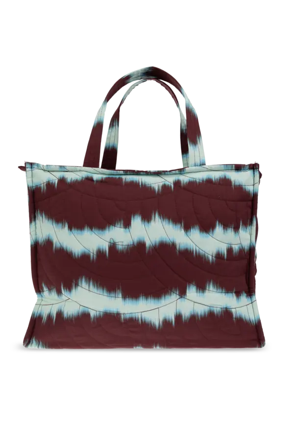 The Upside Rio" Quilted Tie-dye Tote Bag