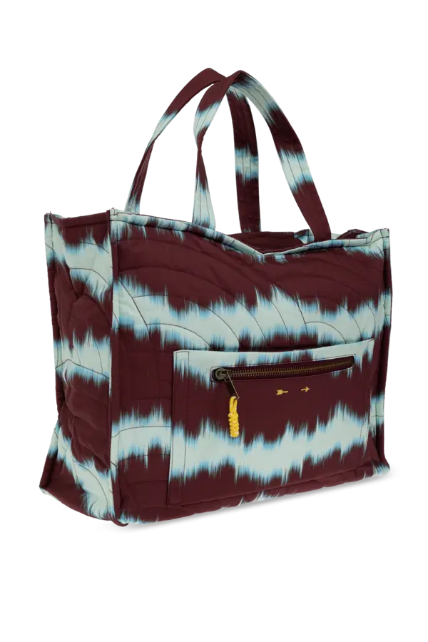 The Upside Rio" Quilted Tie-dye Tote Bag