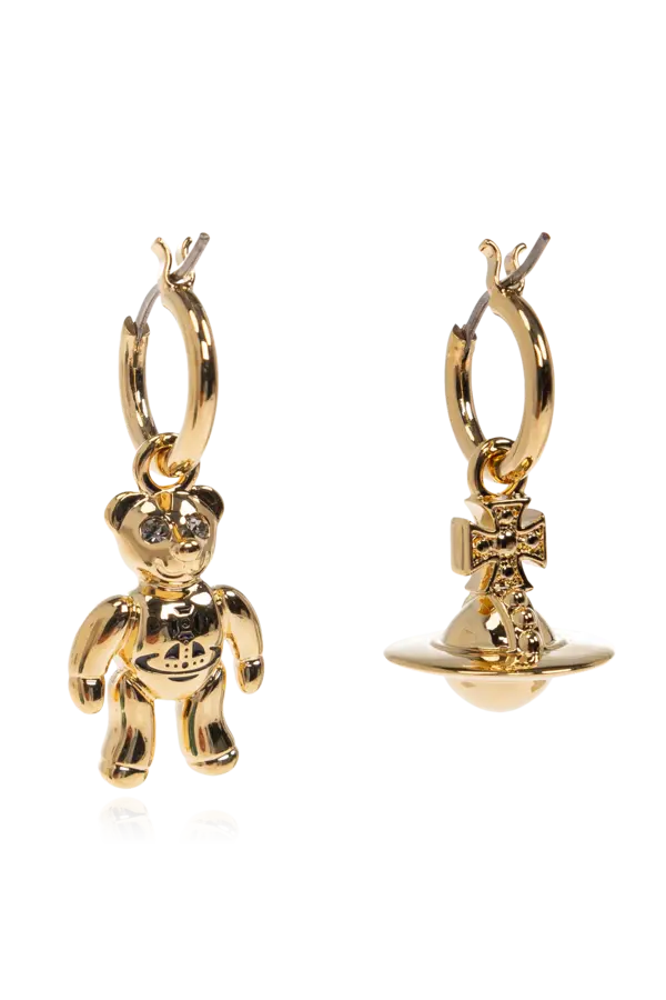 VIVIENNE WESTWOOD Ruby Small Hoop’ Earrings - Gold