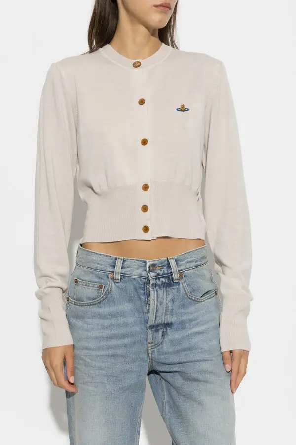 VIVIENNE WESTWOOD Wool Cardigan ‘bea - Pink