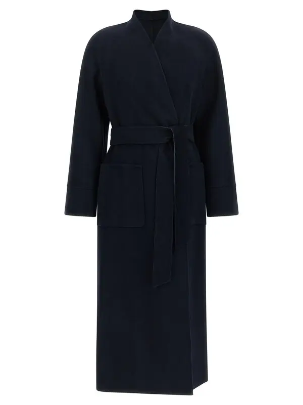 Max Mara Reversible Wool Coat - Multicolor