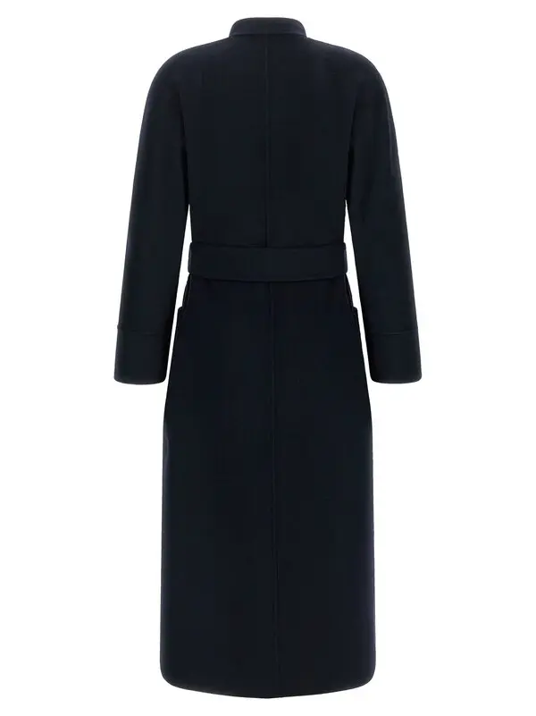 Max Mara Reversible Wool Coat - Multicolor