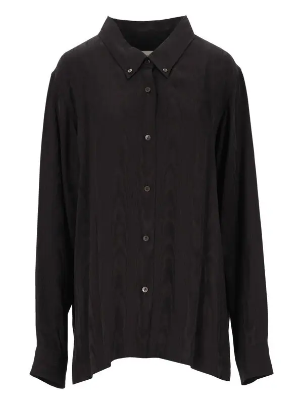 Dries Van Noten Cheers Viscose Shirt - Black
