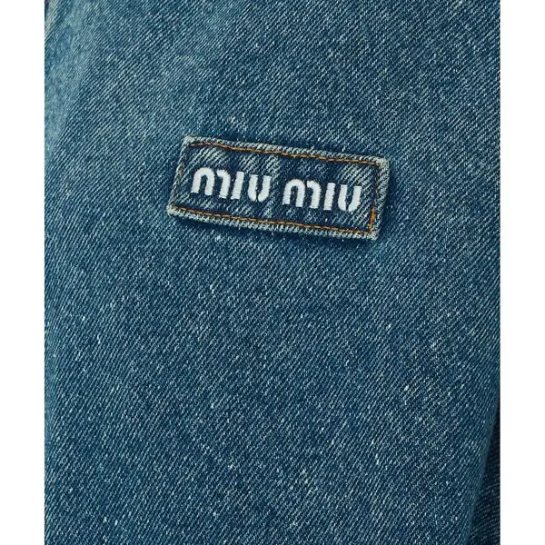 Miu Miu Denim Logo Blosuon