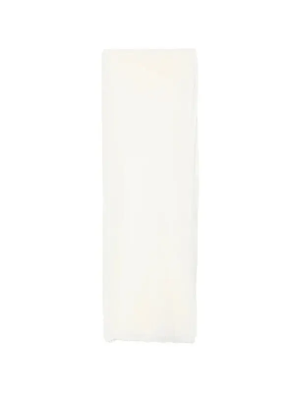 Destin Scarf Wool Cashmere "giglio Mega 140x180 Cm - White