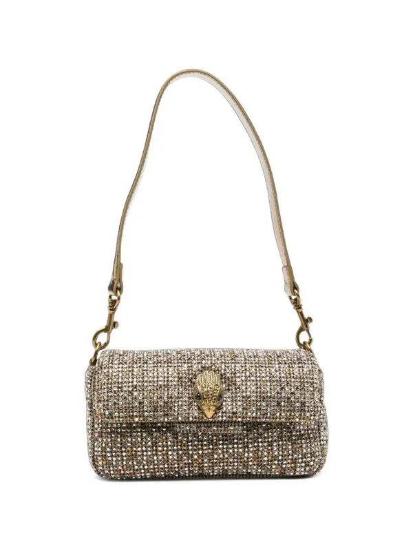Kurt Geiger Shoulder Bag Gold Head "oxford Mini - Brown