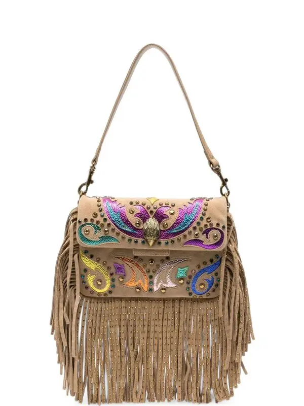 Kurt Geiger Shoulder Bag Fringe "oxford
