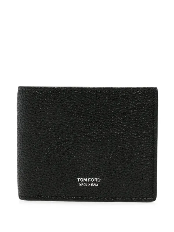 TOM FORD Wallet Bifold Soft Grain Leather "t Line Classic