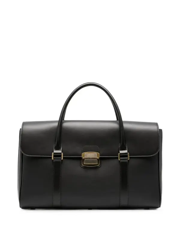 Emporio Armani Handbag Leather Tote Bag - Brown