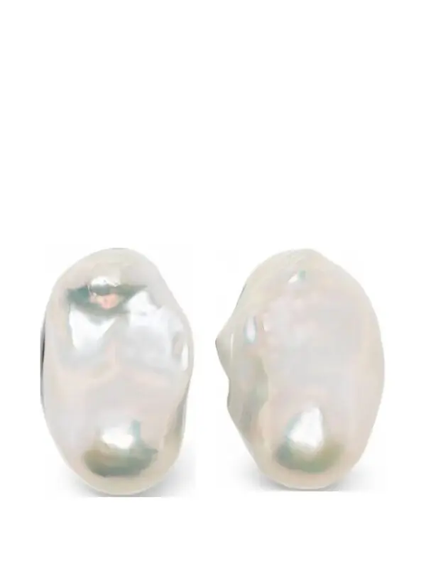 MONIES Earrings Baroque Pearls "maree - White