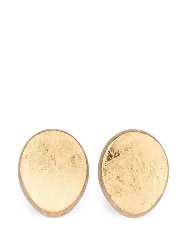 MONIES Earrings Oval Gold "eyra