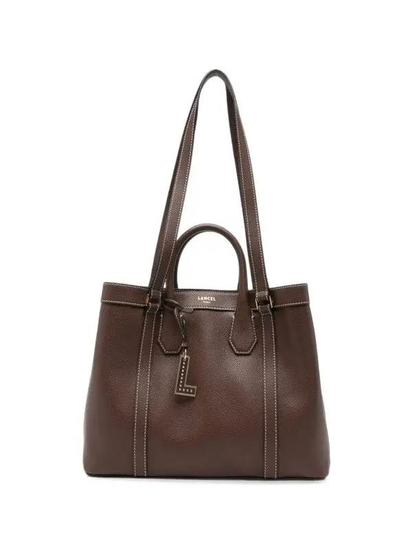 LANCEL Belleville Small Leather Handbag - Brown