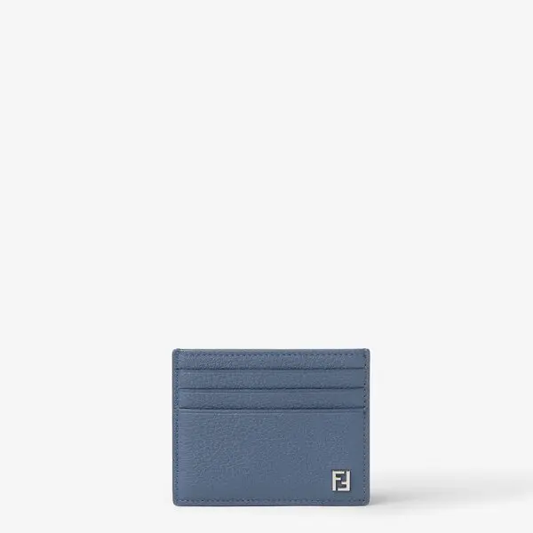 Fendi Ff Card Holder - Light Blue