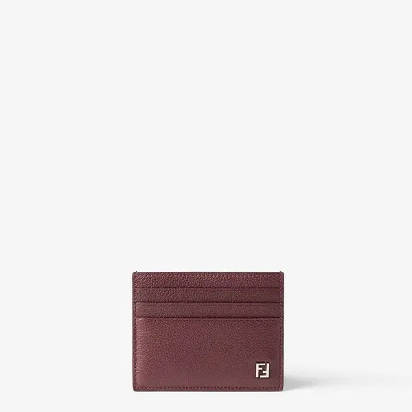 Fendi Ff Card Holder - Red
