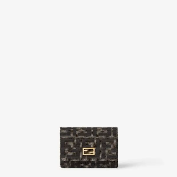 Fendi Tube Card Case - Brown