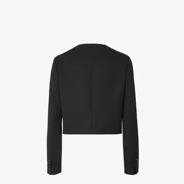 Fendi Grain De Poudre Wool Jacket