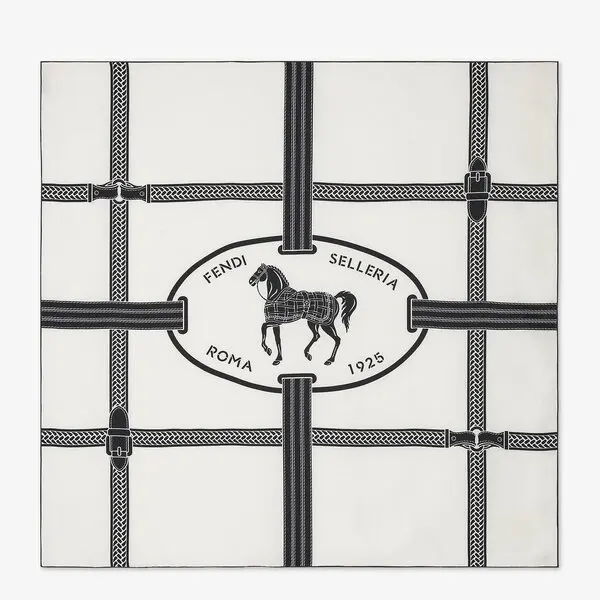 Fendi Selleria Foulard - White