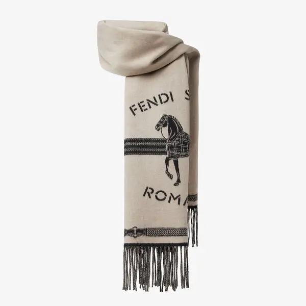 Fendi Selleria Scarf - Grey