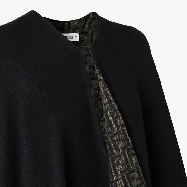 Fendi Poncho - Black