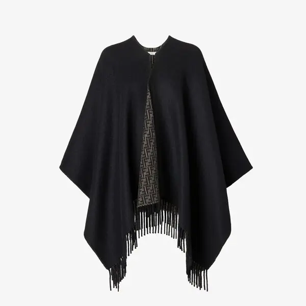 Fendi Poncho - Black