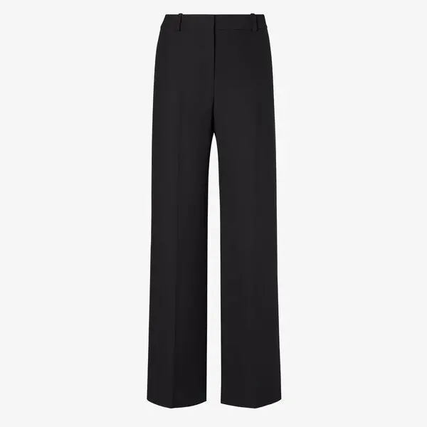 Fendi Tailored Straight-leg Trousers - Black